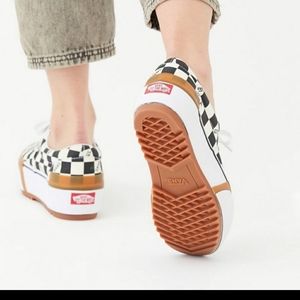 Vans | Shoes | New Vans Era Stacked Checkerboard Sneakers | Poshmark